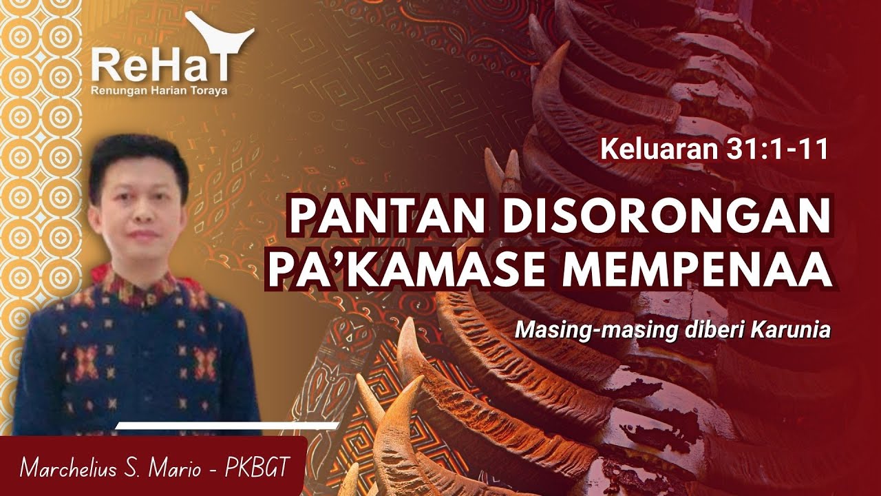 ReHaT, 08 Mei 2023 - Marchelius S. Mario (PKBGT) - YouTube