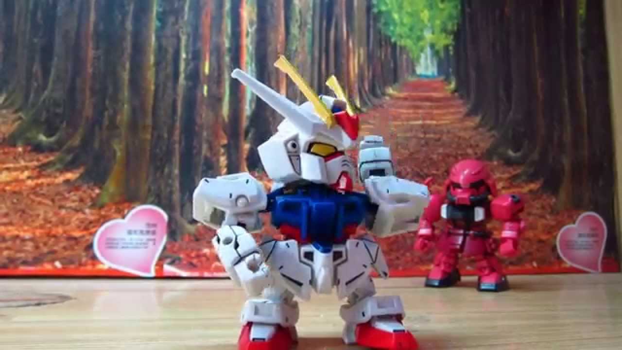 攻擊鋼彈手動出擊 :Gundam stop motion - YouTube