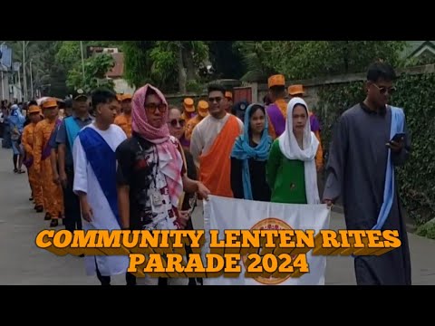 COMMUNITY LENTEN RITES PARADE DAY 2 / #BoacMarinduque # ...