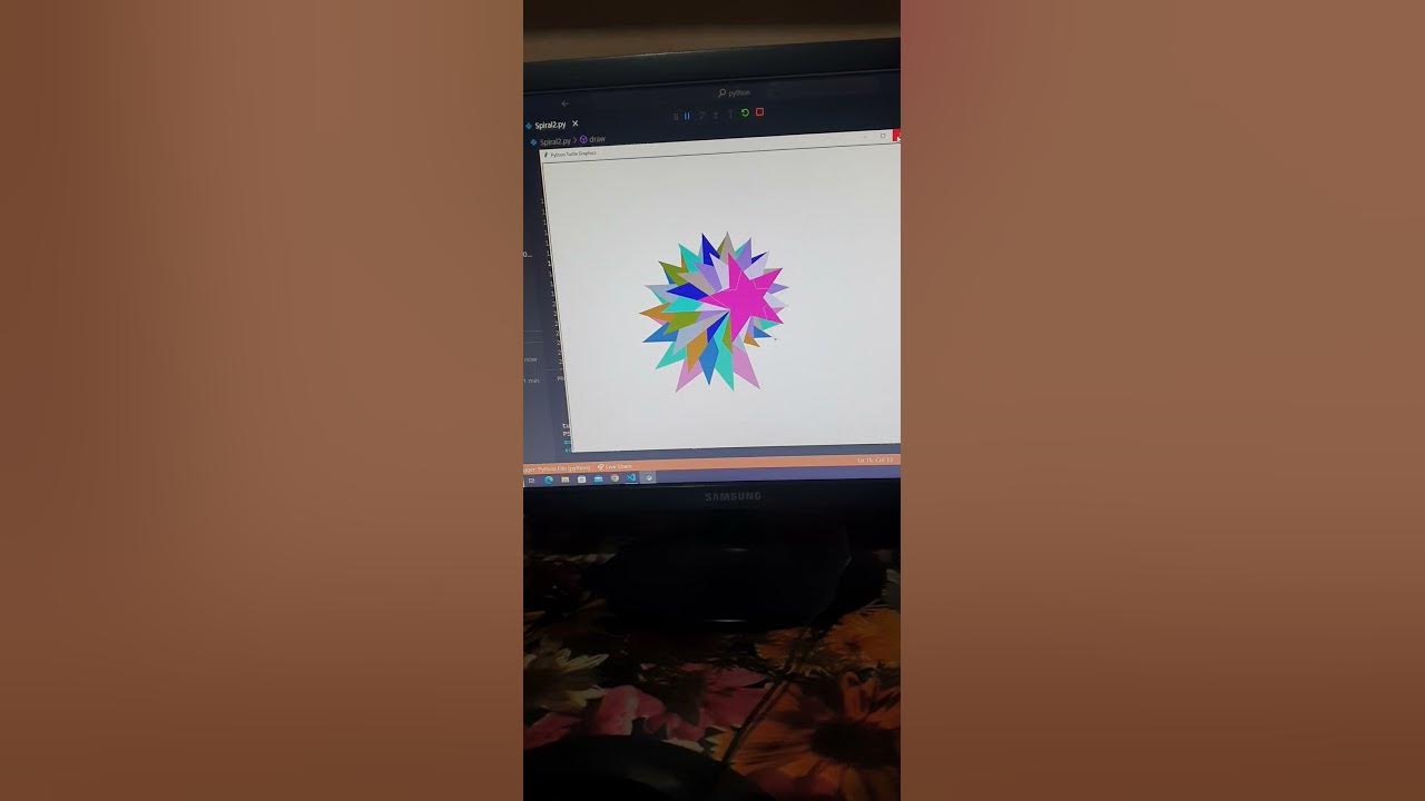 Python Random Color Stars Codelearning Youtube