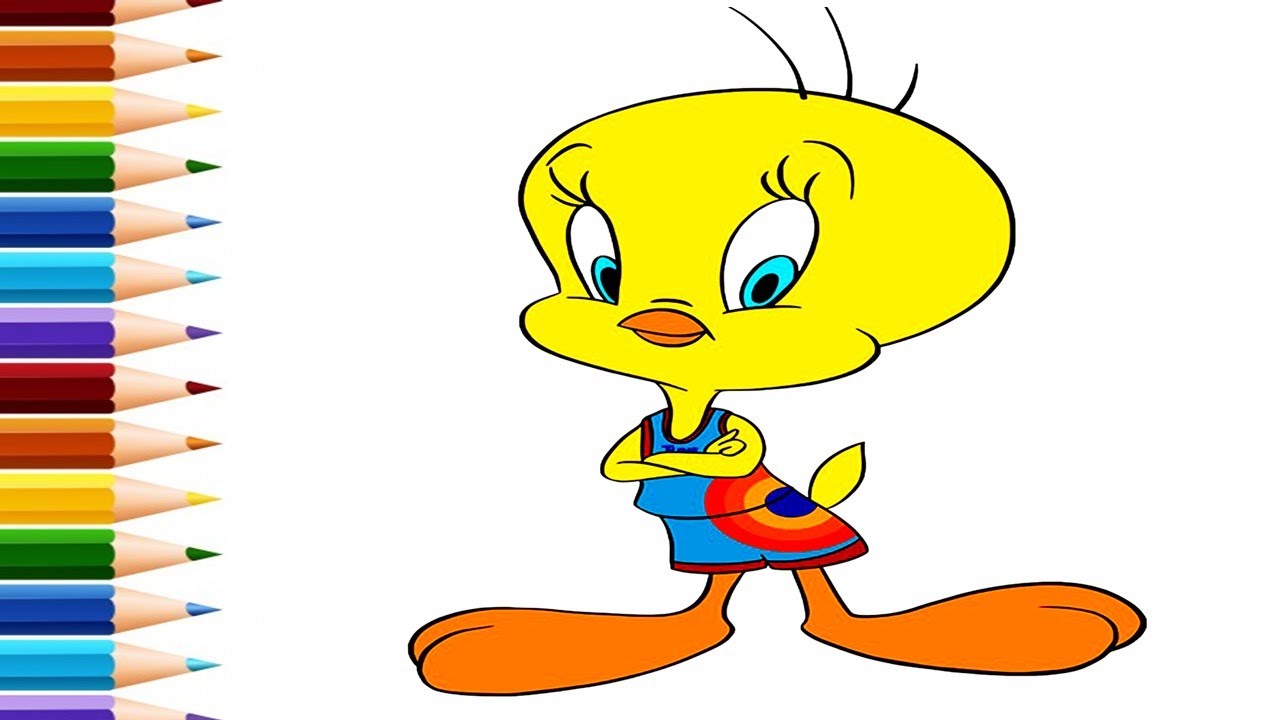 How to draw PIOLIN SPACE JAM 2|How to draw PIOLIN From LOONEY TUNES ...