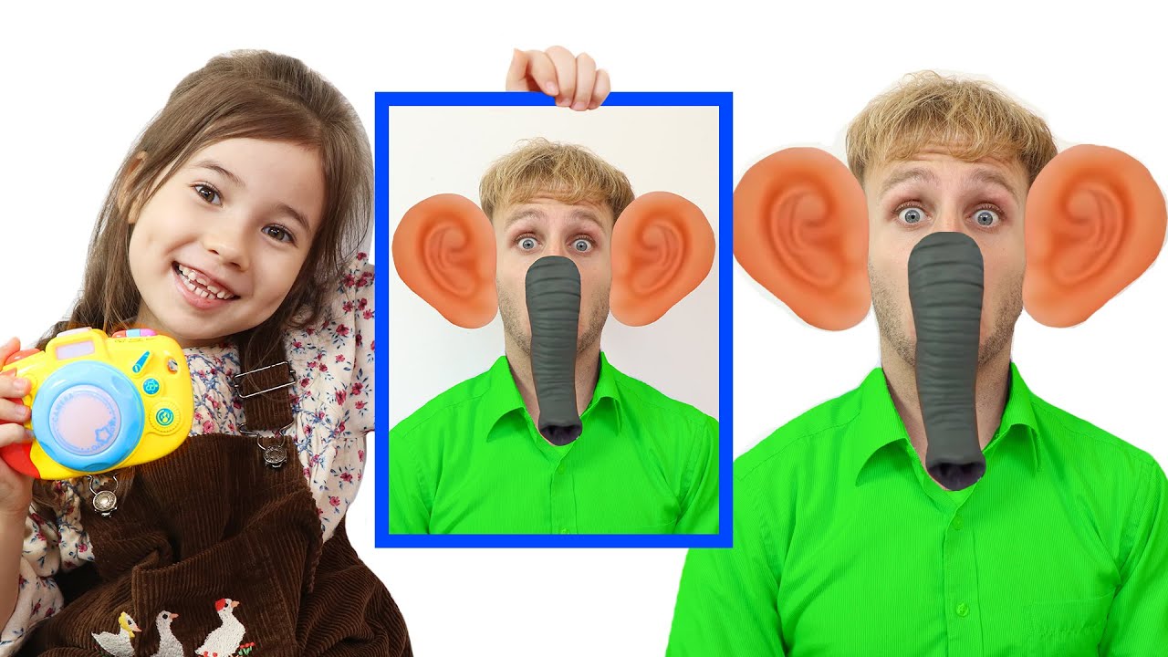 DD play with photos | Funny videos for kids. DD and Vlad and Niki Let's ...