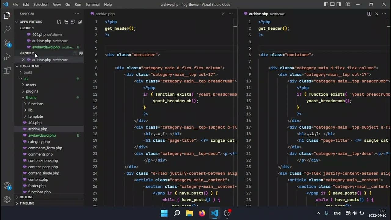 آموزش vscode - بررسی بخش Explorer در Activity Bar - YouTube