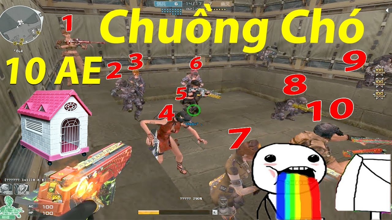 10 AE THỦ CHUỒNG CHÓ CFQQ VÀ CÁI KẾT : ANH ĐÃ GIÀ CF - YouTube