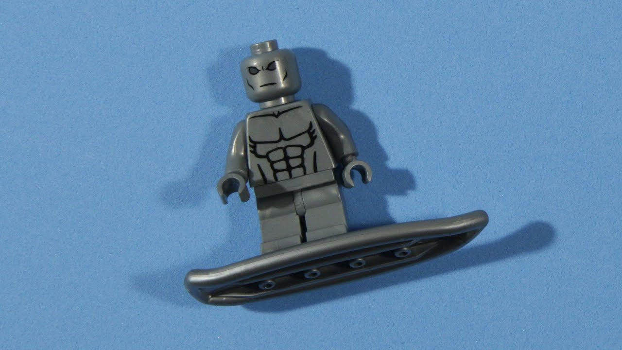 LEGO Surfista Prateado Silver Surfer Stop Motion Quarteto Fantástico ...