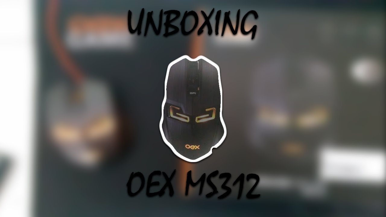 UNBOXING MOUSE OEX MS312 + PRESENTE PRO RVIEIRA - YouTube