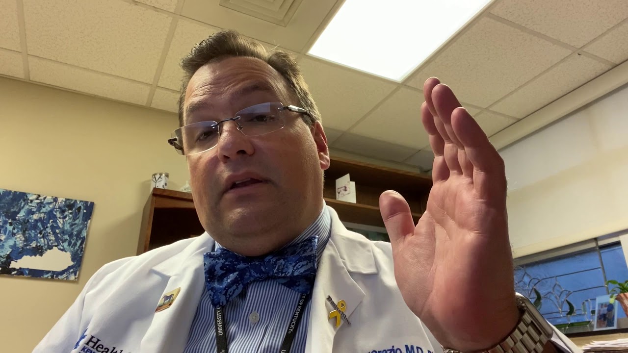 A thank you from Dr. John D'Orazio, Chief of Pediatric Hematology and ...