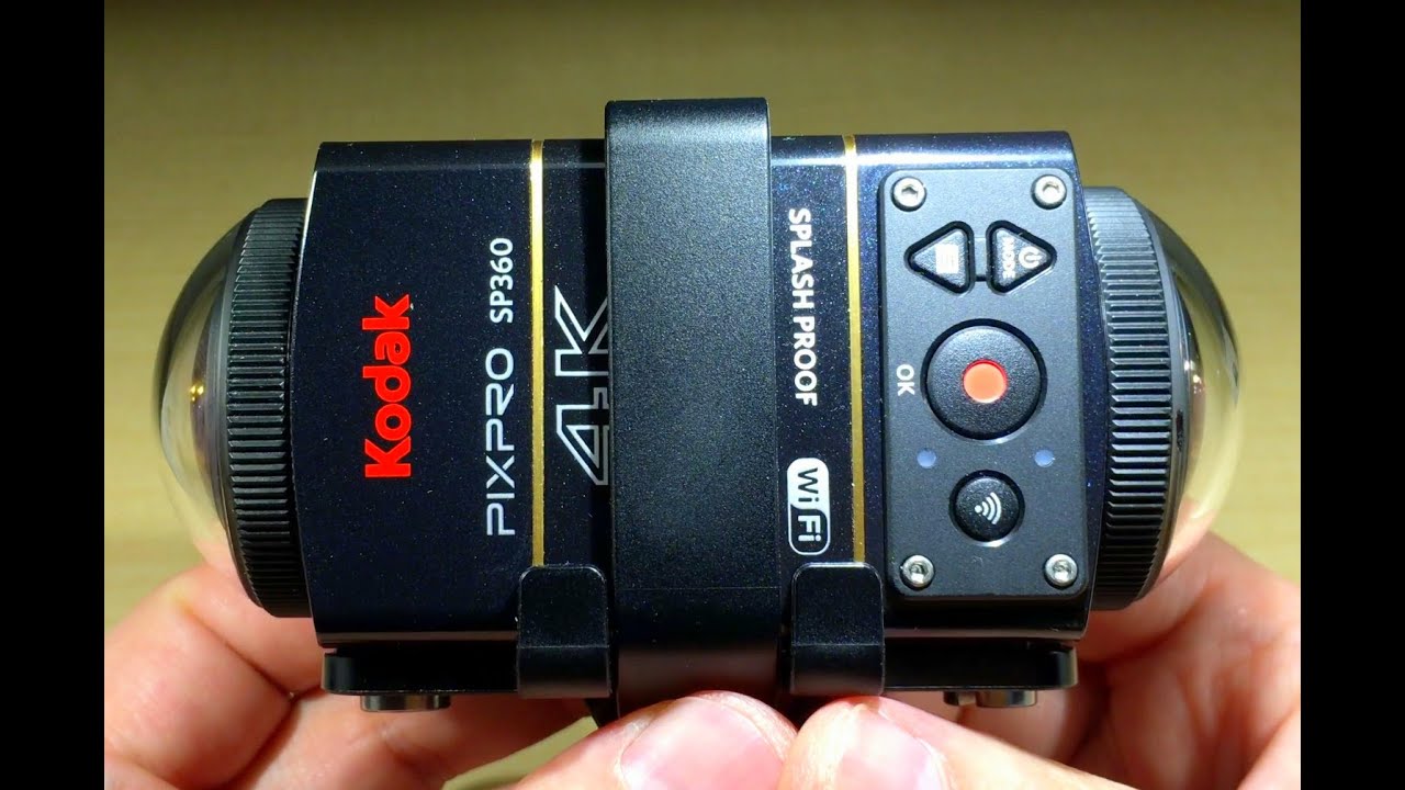 Kodak Pixpro SP360 4K | Dual Camera Base Mount - YouTube