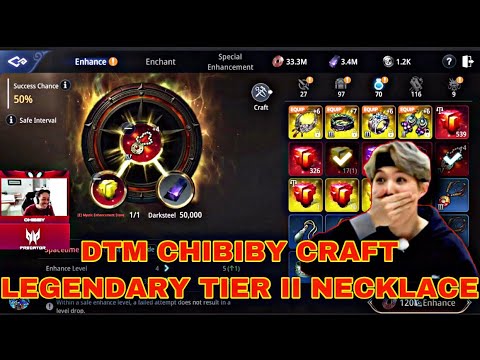 MIR4- DTM CHIBIBY CRAFT LEGENDARY TIER2 NECKLACE | WITH MAKULIT NA ...