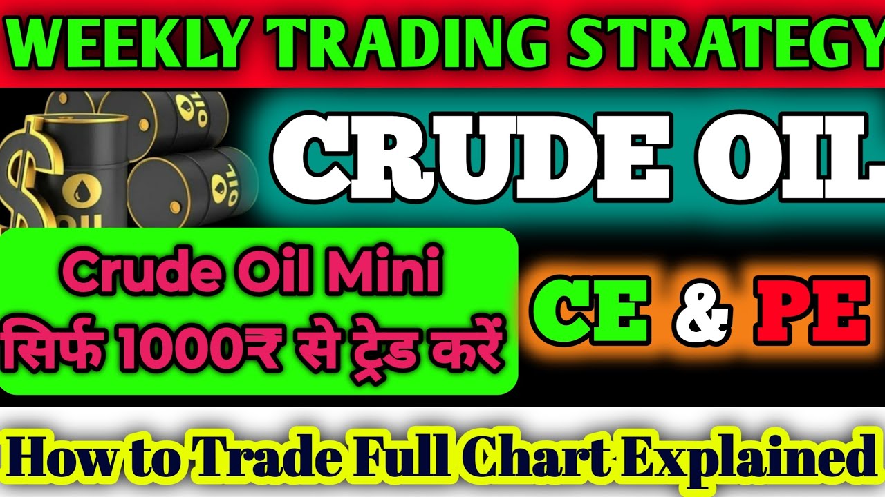 Crude Oil Trading STRATEGY🛢️।Mini Crudeoil Trading in Low Capital।How ...