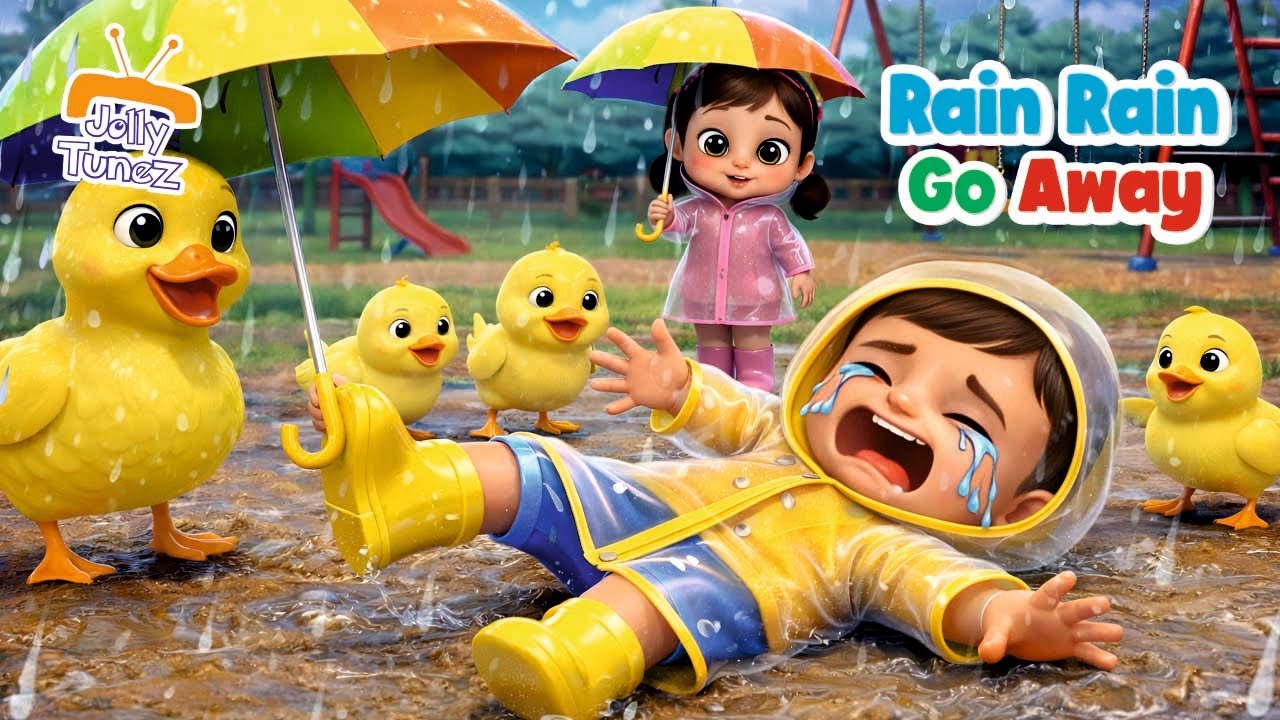 Rain, Rain, Go Away Full Rhyme I Nursery Rhyme I Cartoon Animation ...