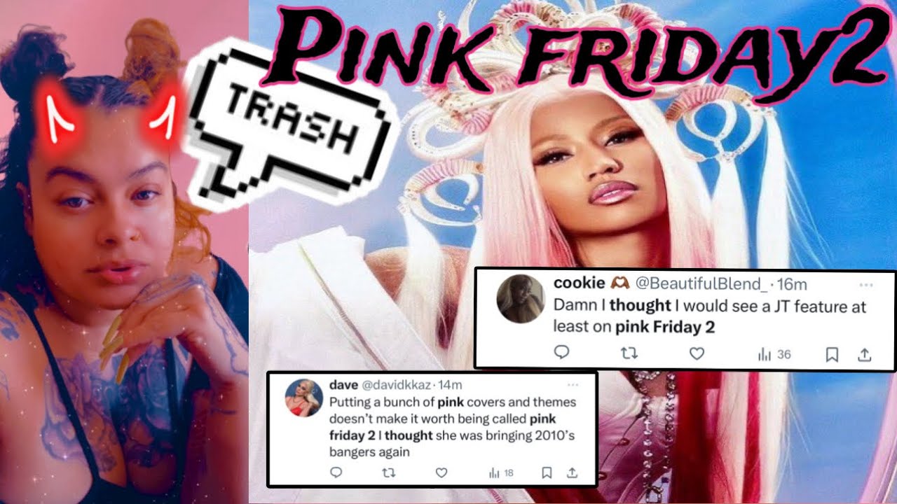 PINK FRIDAY2|TRASH🗑️album-my first reaction🤔REVIEW/RANT🤷🏼‍♀️THOUGHTS👀 ...