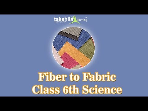 CBSE Class 6 Science | Fiber to fabric | ICSE | NCERT Solution | CBSE ...