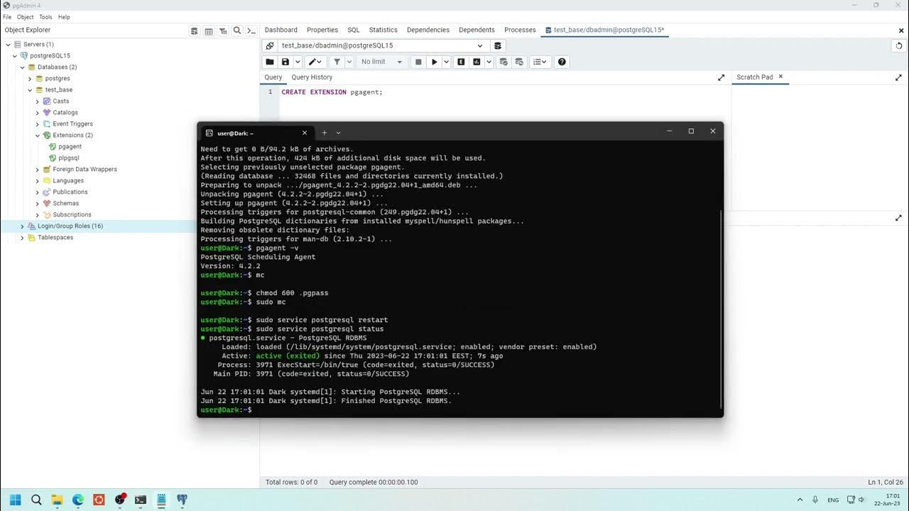 Scheduled Postgresql Backups Using Pgadmin And Pgagent Youtube