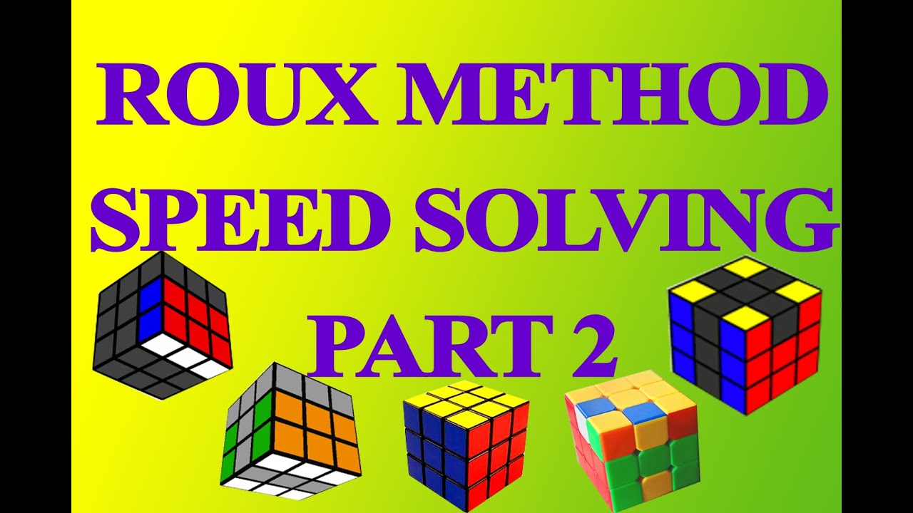 Roux Method Easy Speed Solving Tutorial Part 2 in Malayalam | Evident Works - YouTube