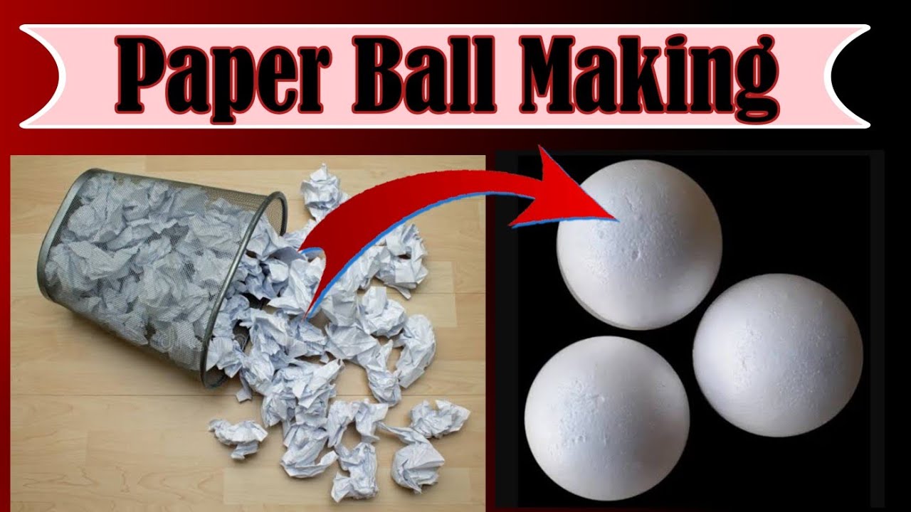 Paper Crafts | Paper Ball Making | Best Out of Vest | creativity | KCGS ...