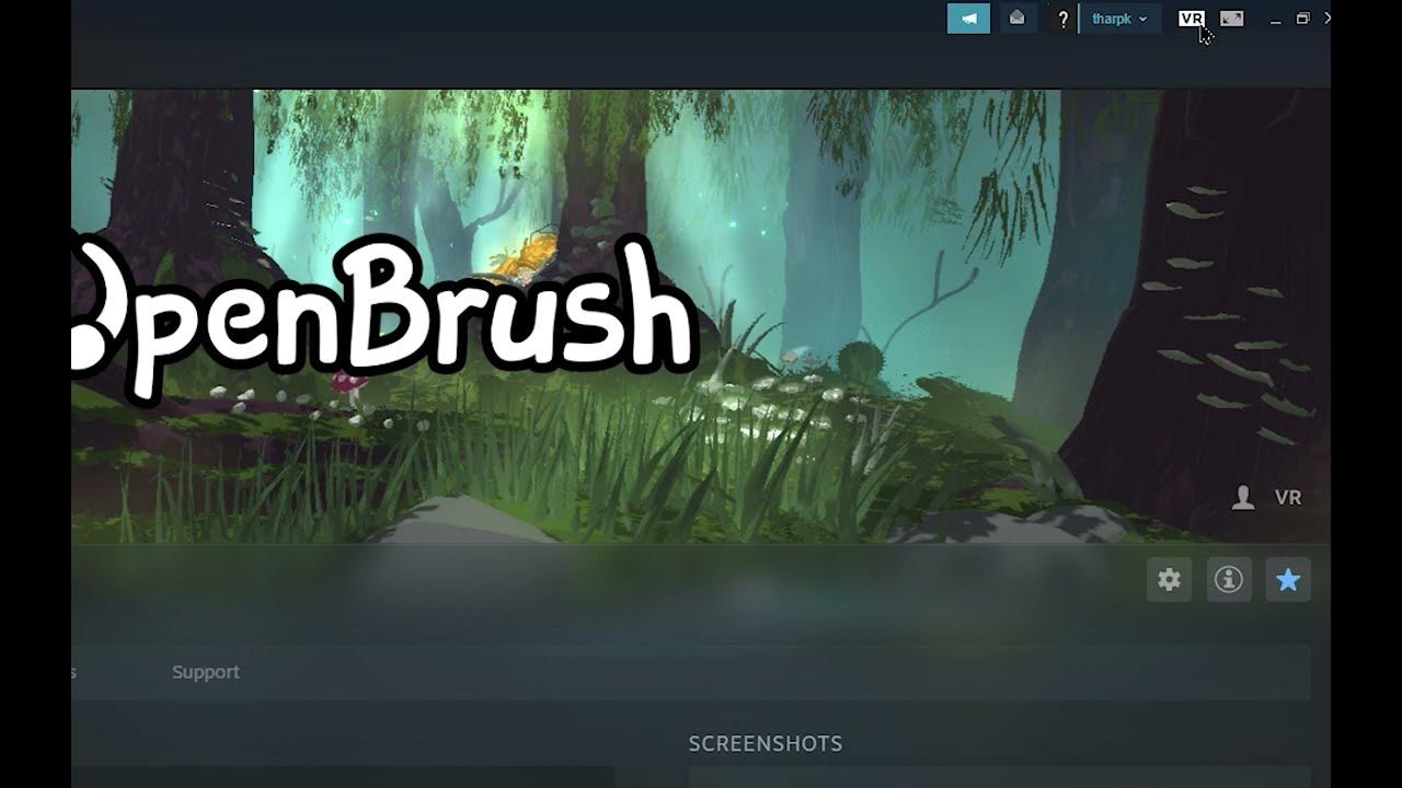 Open Brush Beginners - Video 1 Setting Up Steam to work with Open Brush - YouTube