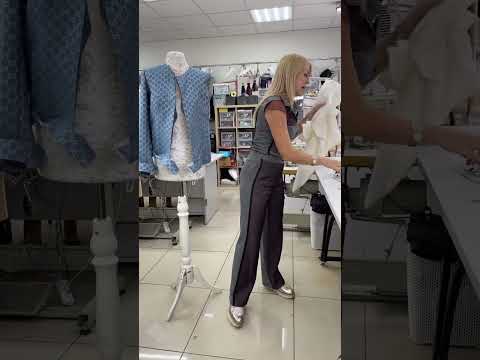 Куртка из джинсовой ткани