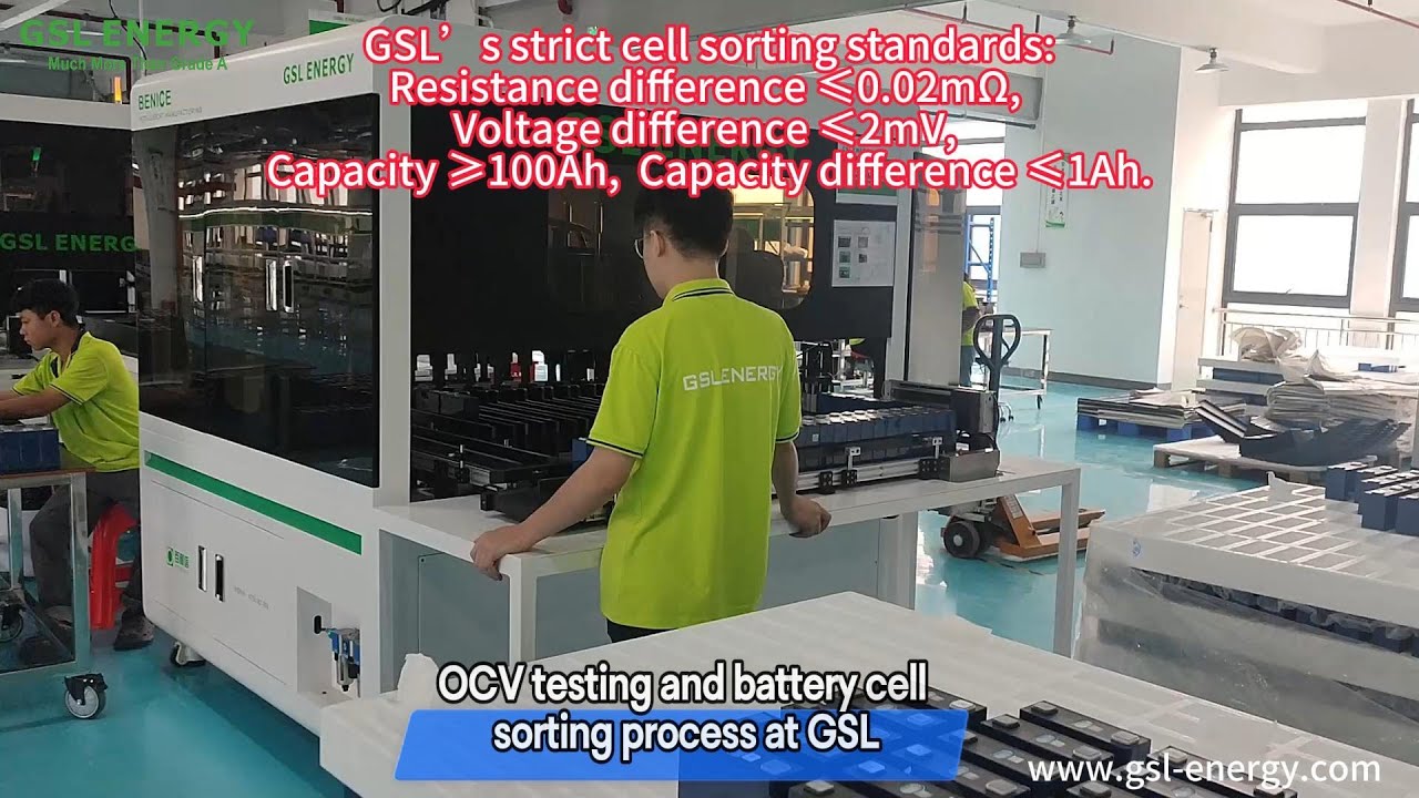 GSL's Precision Cell Sorting for Unmatched Battery Performance - YouTube