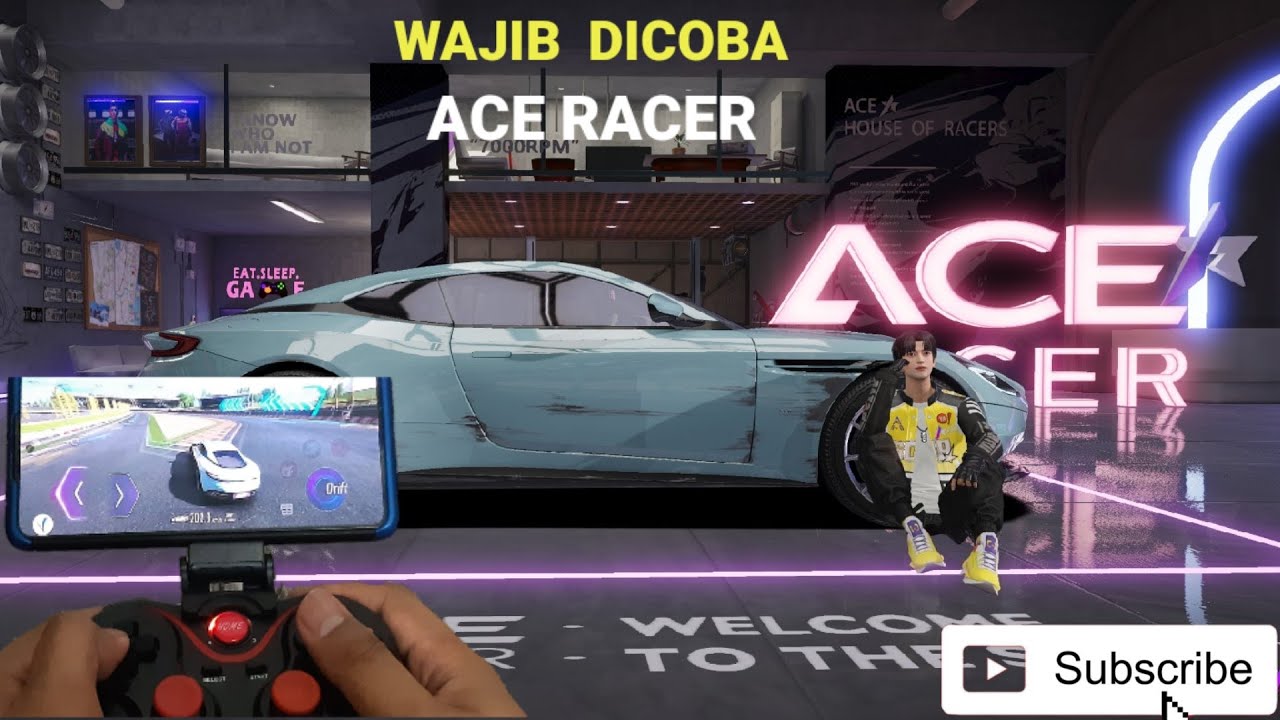 Cara setting Ace Racer 23 Mobile Menggunakan Joystick Gamepad X3 - YouTube