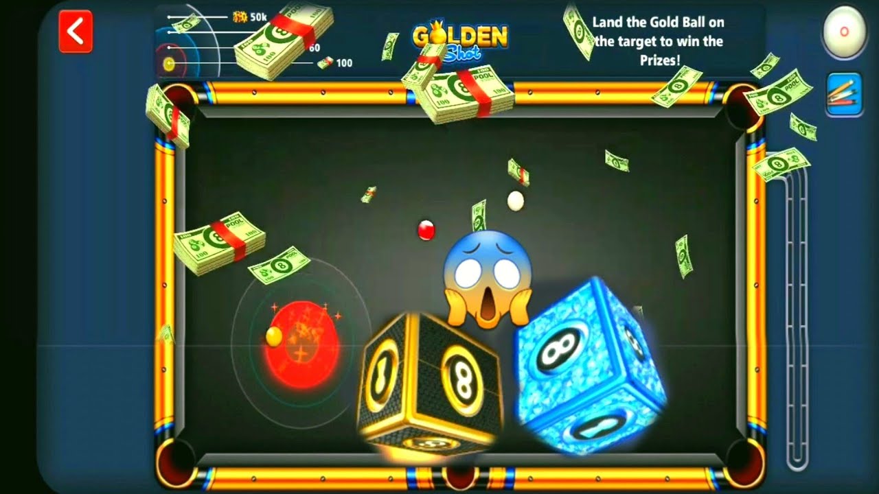 8 ball pool golden shot & game play - YouTube