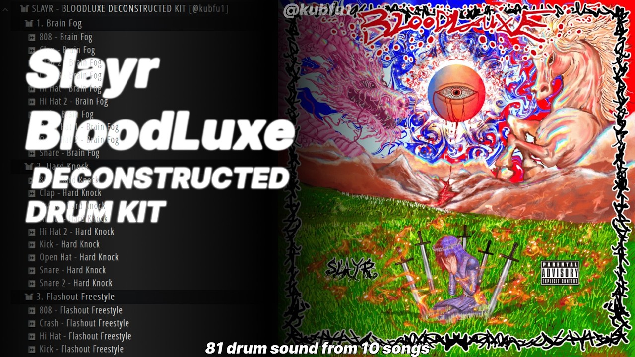 Free Slayr BloodLuxe Deconstructed Drum Kit | All BloodLuxe Drum Sounds ...