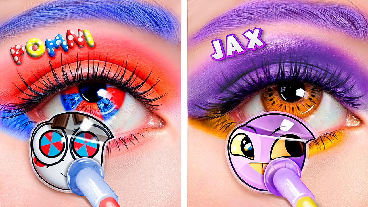 Makeover from Nerd to Pomni! The Amazing Digital Circus in Real Life ...