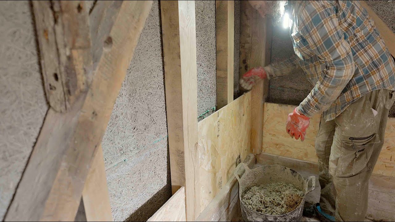 (01) Making Hempcrete Insulation, For The First Time. - YouTube