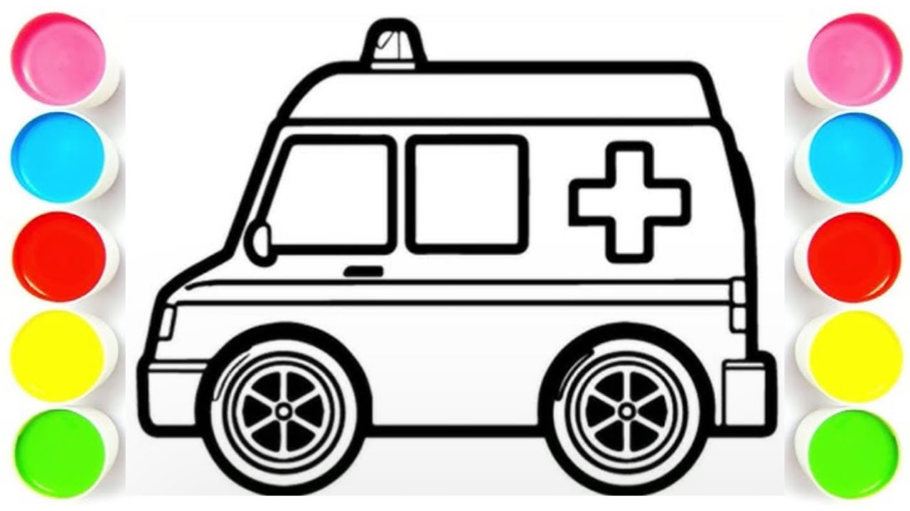 How To Draw An Ambulance-Ambulance Drawing tutorial-Easy Drawing ...