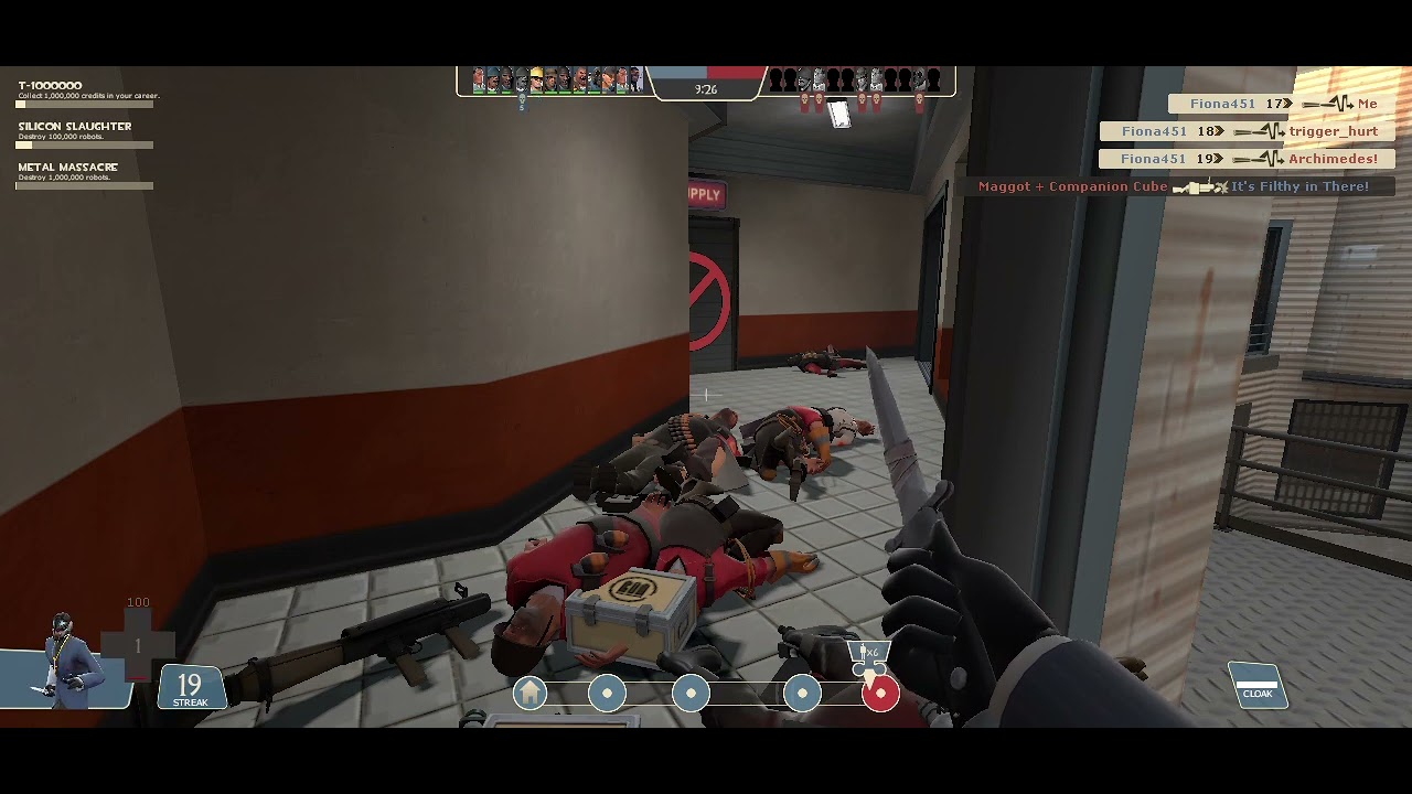 Team Fortress 2 spy taunt kill X3 - YouTube