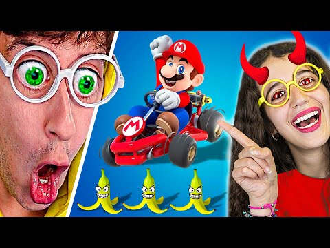 RACE vs TROLL SISTER 😈🔥!! (it ends badly 🤮) - Mario Kart 8 Deluxe