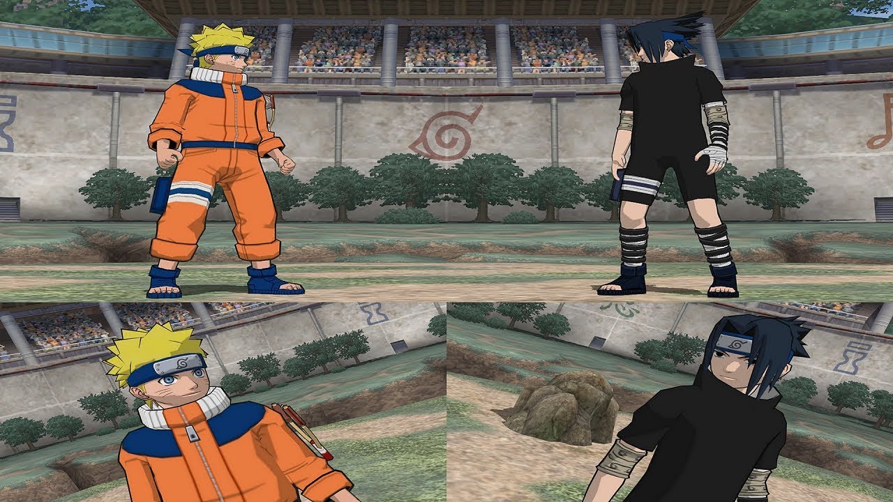 Naruto Clash of Ninja Revolution Walkthrough Part 14 - Naruto vs Sasuke ...