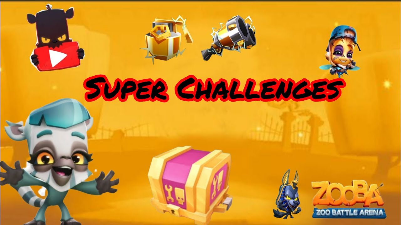 Zooba super Challenges or solo gameplay and collect rewards and events tickets 🎫 - YouTube