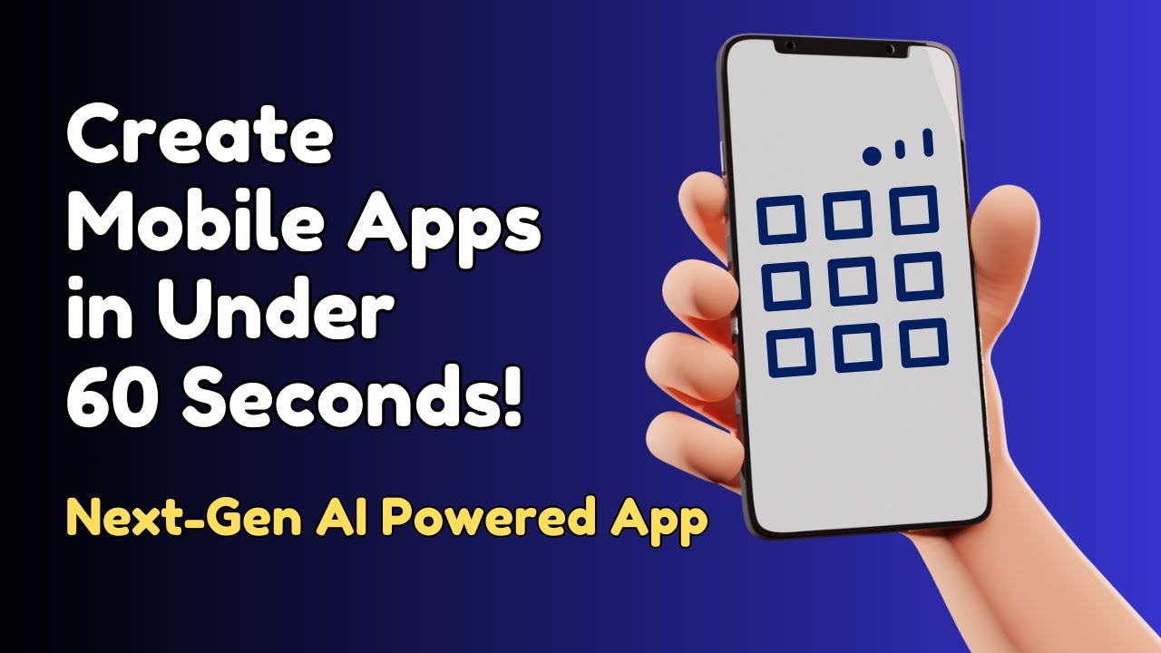 Turn Any Idea Url or Keyword into a Mobile App with AI Power in Under ...