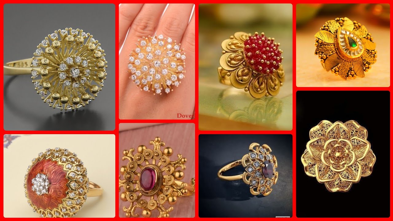 Latest Trending Designs 2020 Gold Rings For Wedding and Engagement ...
