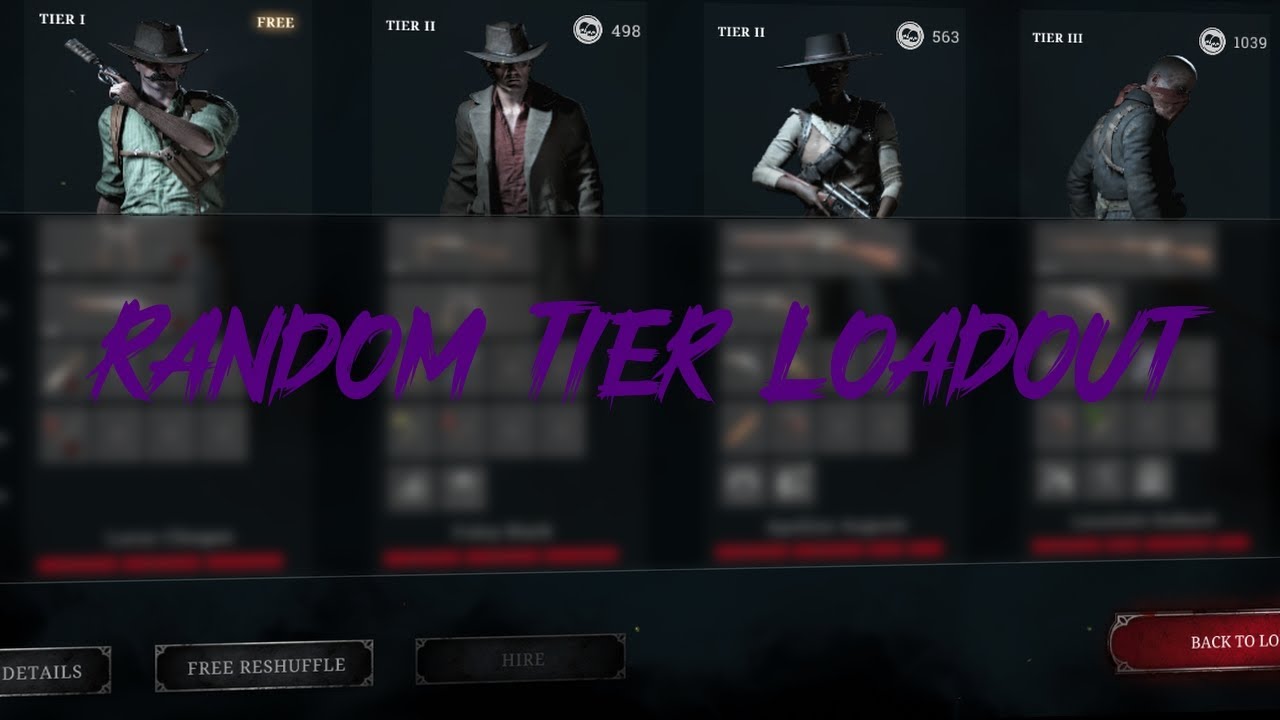 Random Tier Loadout Video Hunt Showdown - YouTube