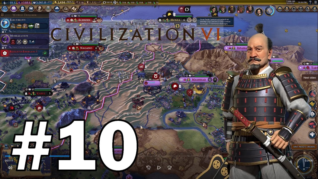 Civilization 6 Tokugawa - Japan Gameplay #10 - YouTube