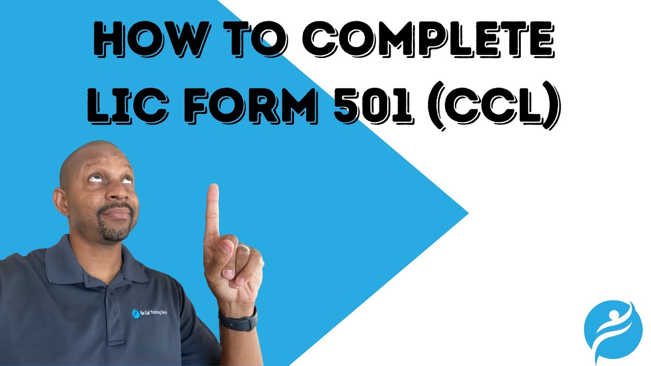 How to Complete LIC 501 Community Care Licensing (Adult Residential ...