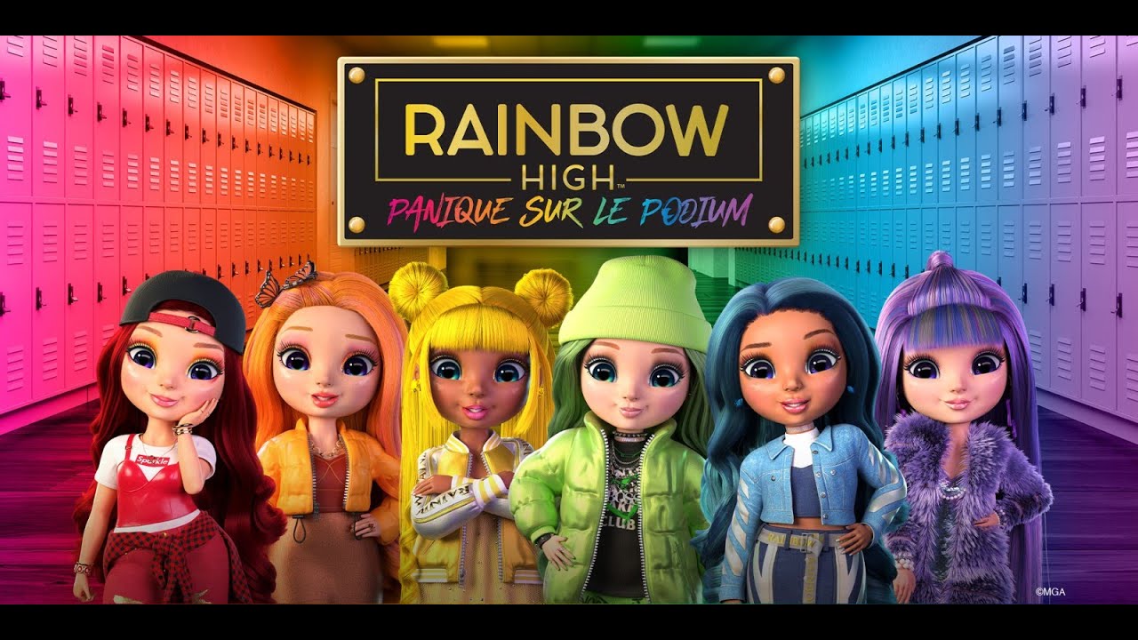 #1 Découverte du JEU RAINBOW HIGH | Rainbow High Panique sur le Podium | GAMEPLAY FR - YouTube