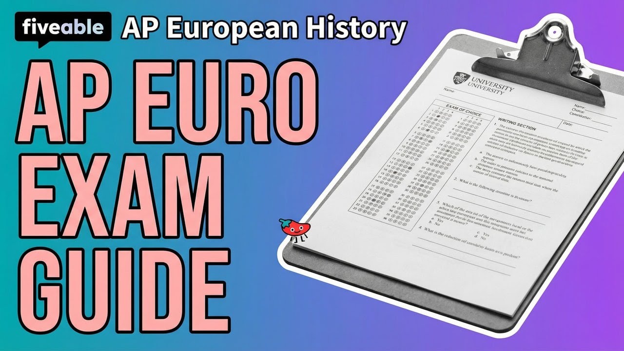 AP European History - Exam Format & Structure Guide | Fiveable Cram Archive