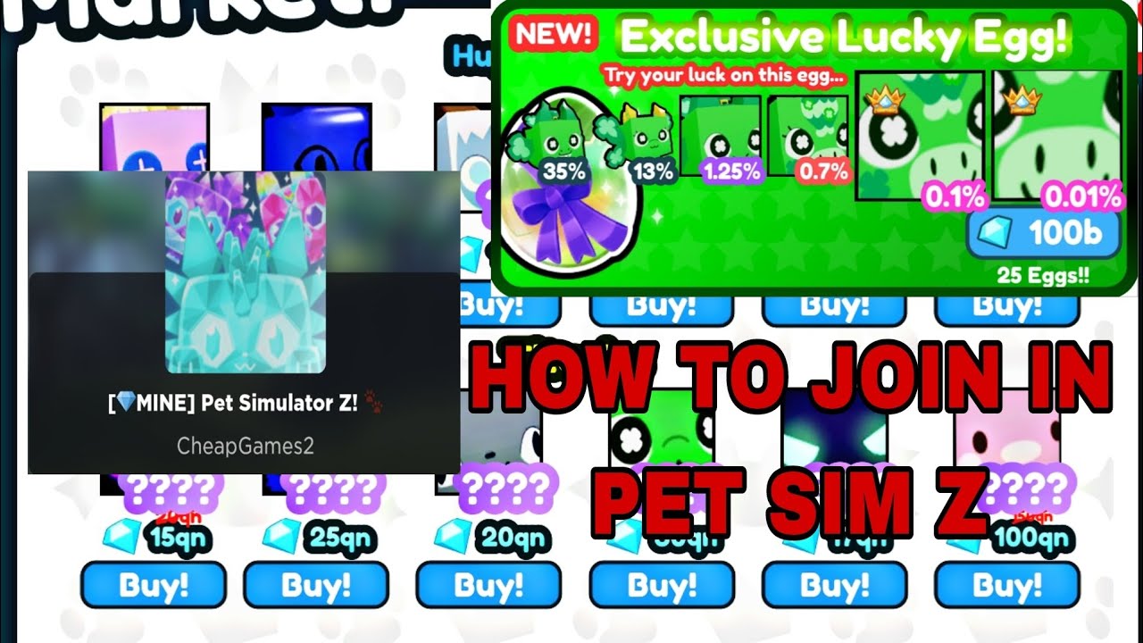 Pet Simulator Z! Link [New Update🍀](Link In The Description) - YouTube