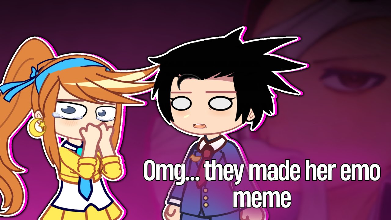 Omg… they made her emo! - meme - ⚠️TW SELF HARM MENTION ⚠️ - aa - gacha ...