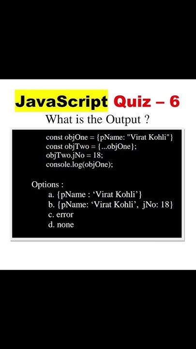 Javascript Quiz Time 🚀 Htmlcssjavascript Javascript Java Python Youtube