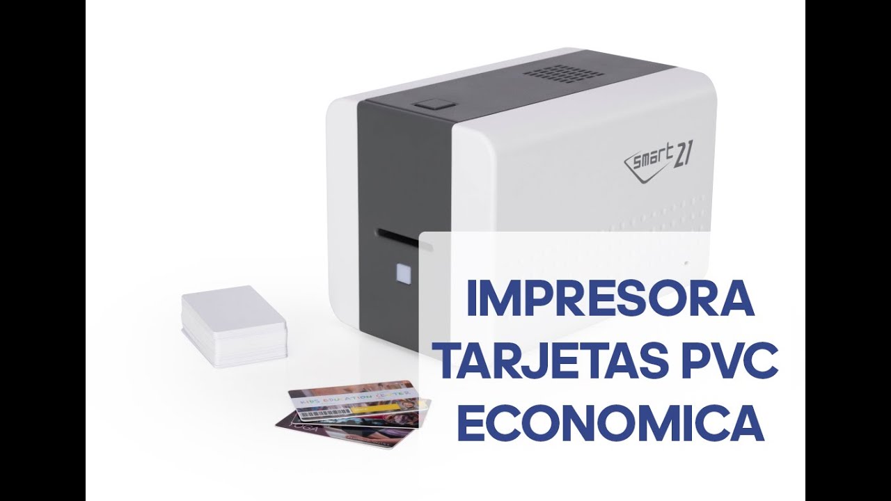 Impresora Tarjetas Pvc Economicas Smart 21 | Centralimpresion - YouTube