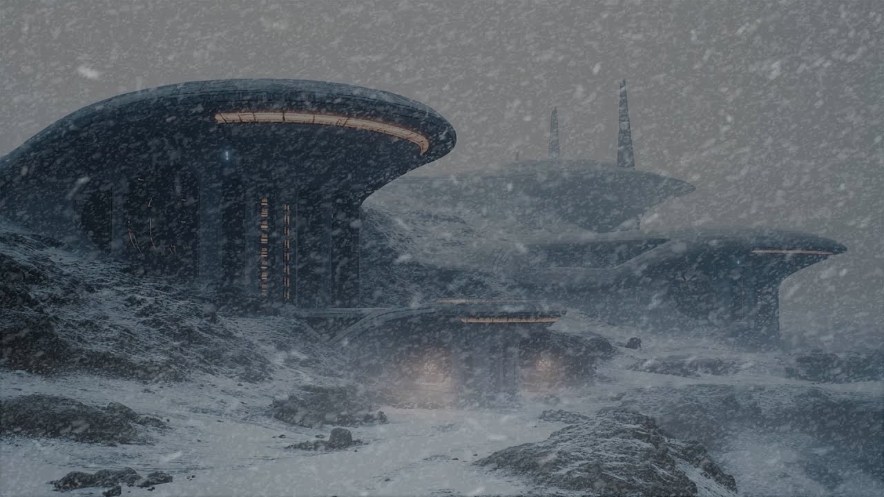 Howling Wind & Snow Sounds | Get Ready for the MOST Intense Snowfall ...