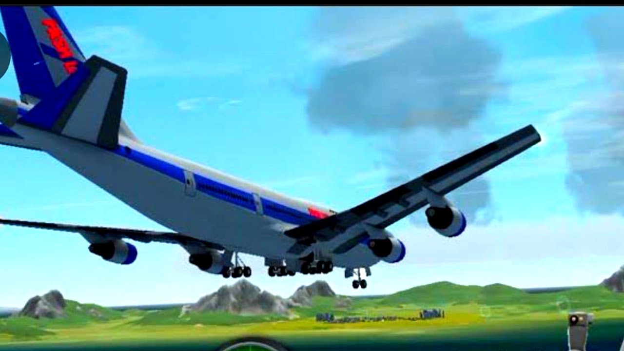 this plane flew fast for a short distance. and landed successfully ...