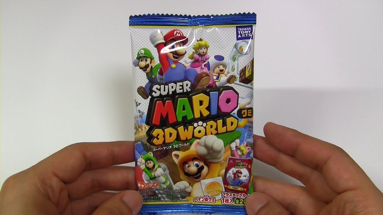 Japanese Candy & Snacks #171 Super Mario 3D World Gummy - YouTube
