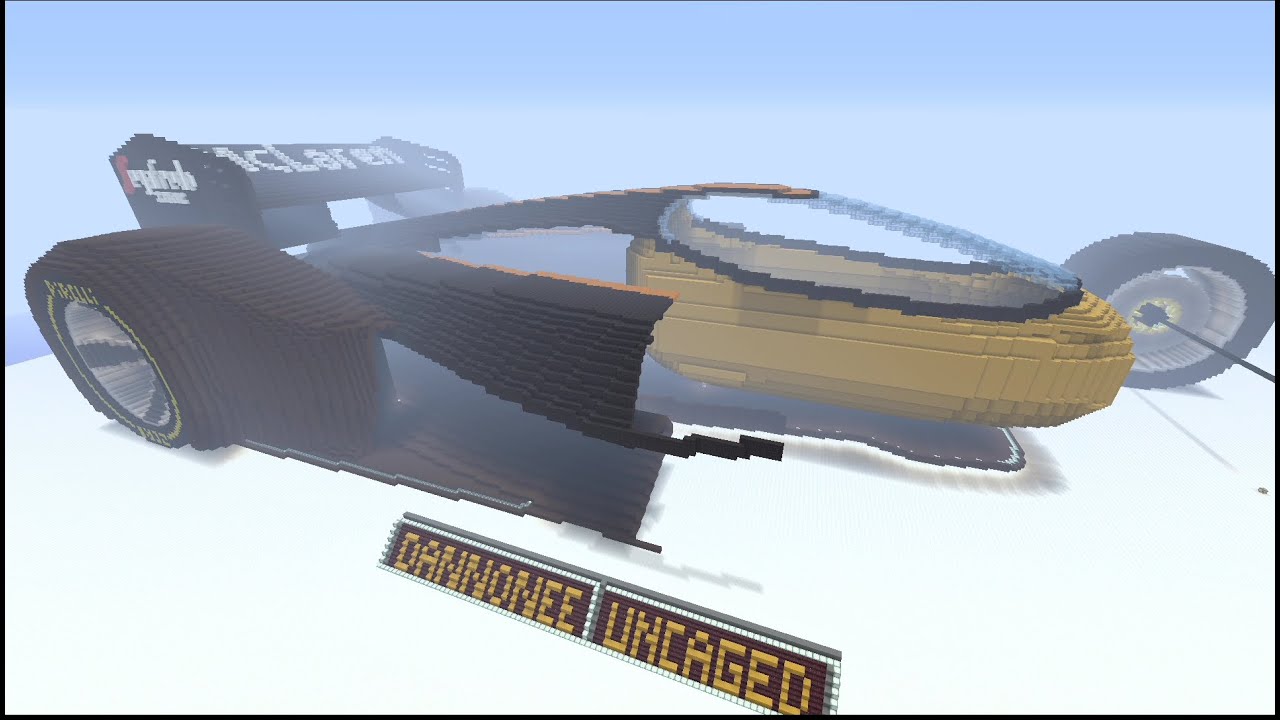 LA MAS BESTIAL CONSTRUCION DE MINECRAFT, MCLAREN MP4 X, FORMULA 1 ...