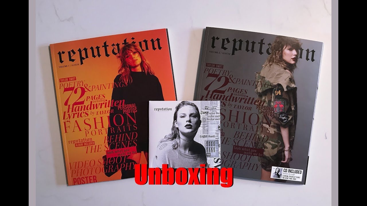 Unboxing / Reaction Taylor Swift Reputation Target Magazines Vol 1 & 2 ...