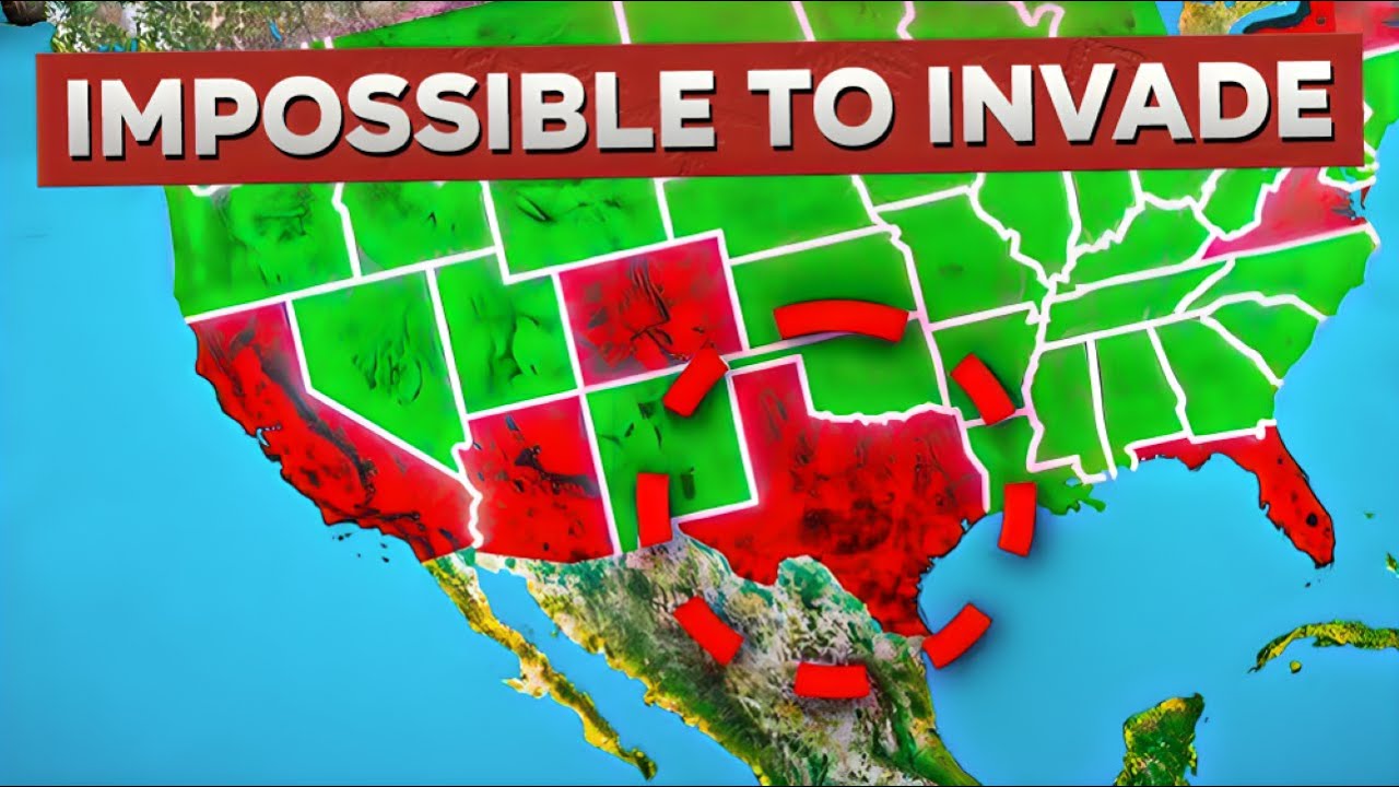US States That Are IMPOSSIBLE To Invade - YouTube